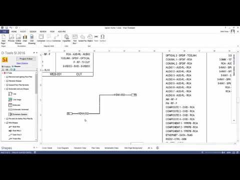 Creating a Schematic Drawing in Visio